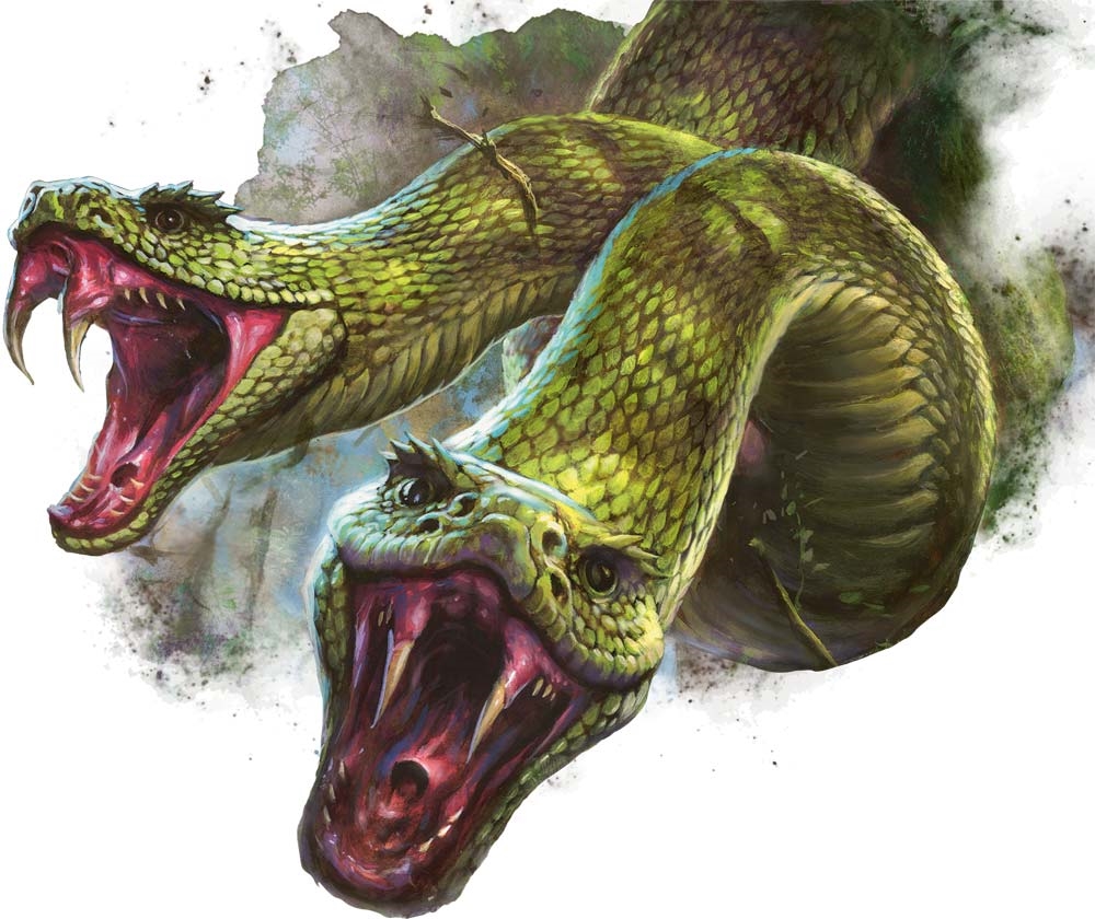 multi headed snake dnd